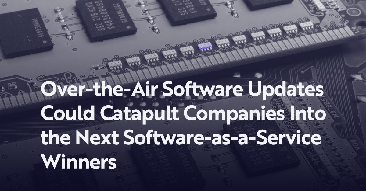 Vertically Integrating Hardware and Software Enables Over-the-Air Update